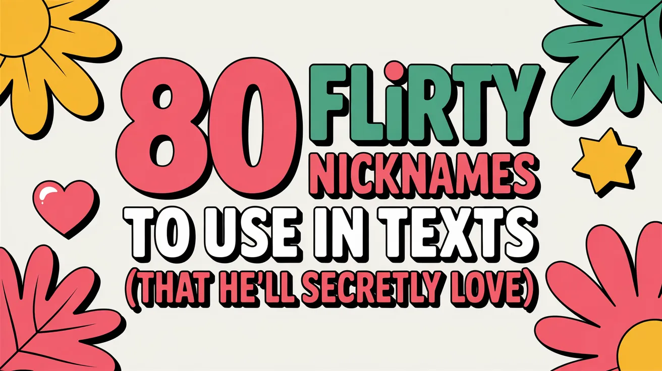 80 Flirty Nicknames To Use In Texts (That He’ll Secretly Love)